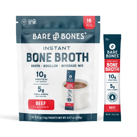 Instant Bone Broth | On-The-Go Bone Broth Packets – Bare Bones