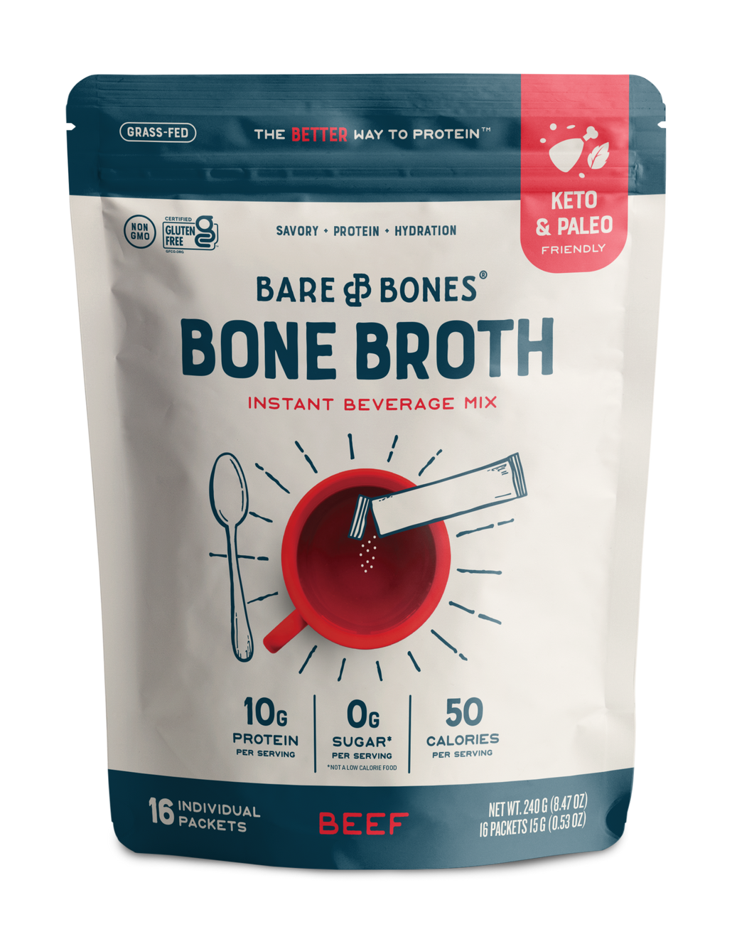 Instant Bone Broth | On-The-Go Bone Broth Packets – Bare Bones